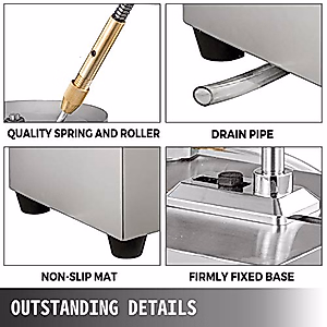 VEVOR Gem Faceting Machine 180W Jade Grinding Polishing Machine 3000RPM Rock Polisher Jewel Angle Polisher with Faceted Manipulator Led Light and Water Pump Flat Grinder for Jewelry Polisher(110V)