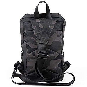 DIME BAGS Omerta Don Carbon Filter Sling Backpack | Crossbody Bag with Activated Carbon Lining (Camo)