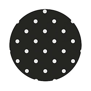 Black and White Polka Dot Print Pattern Leather Drinks Coasters Set of 6, Housewarming Gift, Suitable for Kinds of Cups
