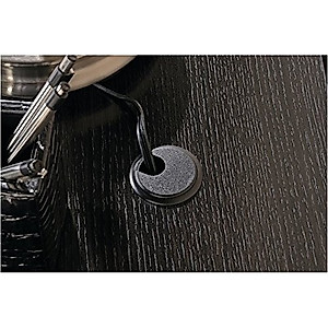 Pemberly Row Home Office L Shaped Desk with Computer Tower Storage in Wind Oak