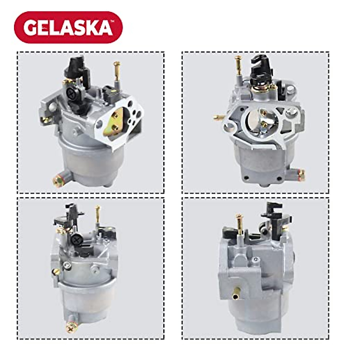 GELASKA GP5500 Carburetor Replaces 0J58620157 5KW 5.5KW 6.5KW 389cc Generator 0G8442A111 for Generac GP5000, GP5500, GP6500 Carburetor, GP6500E Carb Kit, GP7500E Generators