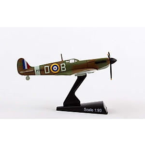 Daron Postage Stamp RAF Spitfire Mkii Battle of Britain Vehicle (1/93 Scale) , Brown