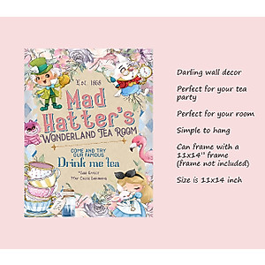 Alice Baby Shower Wonderland Important Date Party Supply Decoration (Welcome Decor)