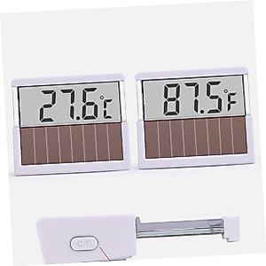 Housoutil 3pcs Digital Fish Tank Fishing Dog Birthday Hat Abs Thermometer Water Temperature Meter Fish Tank Thermometer Led Digital Thermometer Aquarium Digital Tube Light Energy White