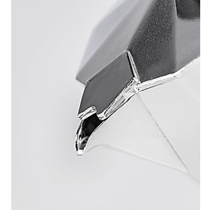 Barazzoni The Yellow Coloured Coffee Maker 3 Cups Product certified by the Accademia Italiana Maestri del Caffè.