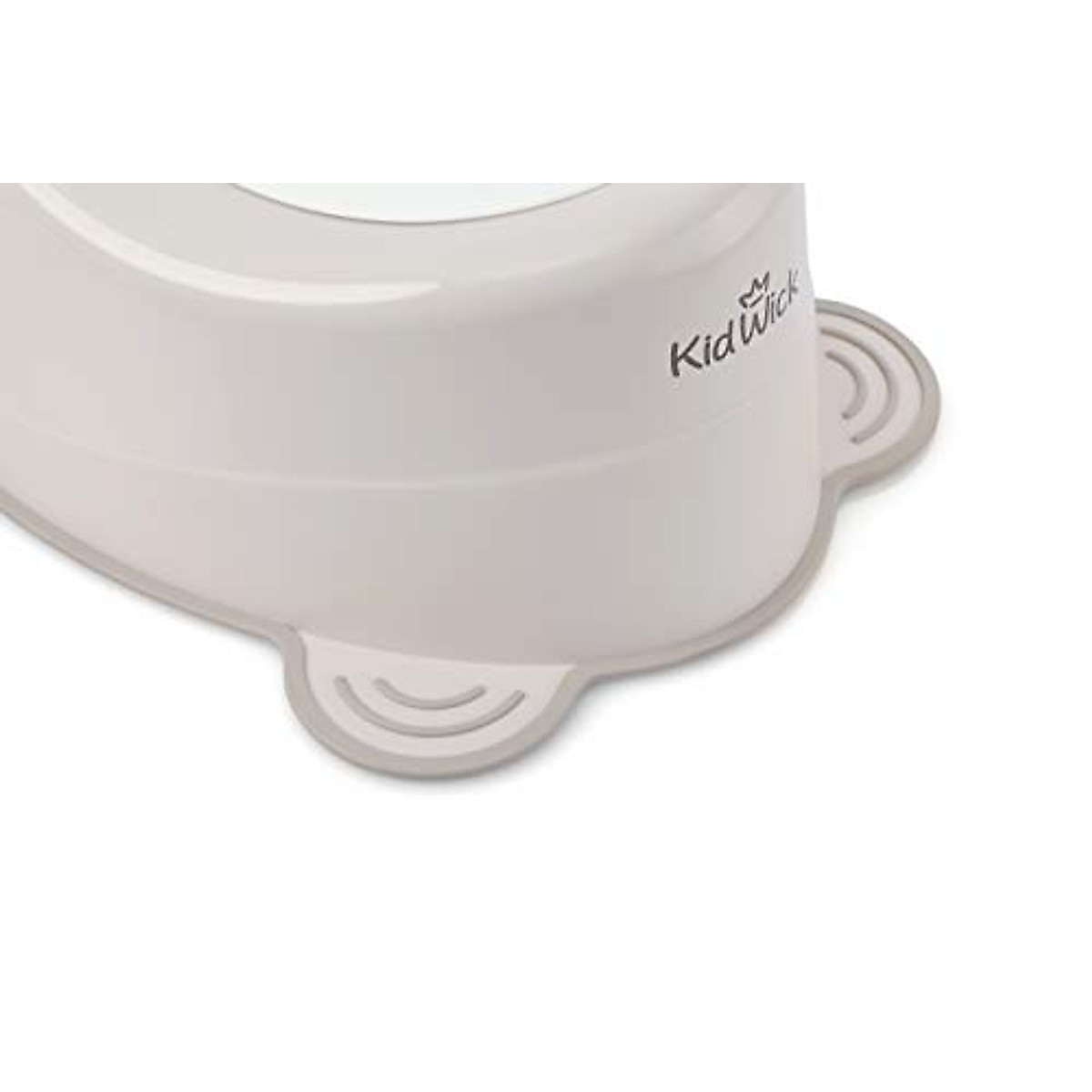 KID WICK Snail Potty Training Seat with Steady, Anti-Slip Design and Closeable Lid, Comfortable and Supportive Trainer for Boys and Girls,Improved Stability for Small Toddlers,BPA Free,Grey - KU040402