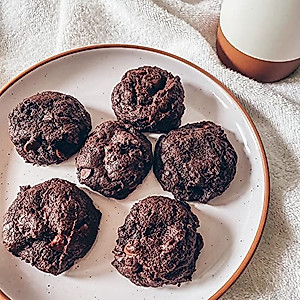 Mora Ceramic Dinner Plates Set of 6, 10 inch Dish Set - Microwave, Oven, and Dishwasher Safe, Scratch Resistant, Modern Rustic Dinnerware- Kitchen Porcelain Serving Dishes - Vanilla White