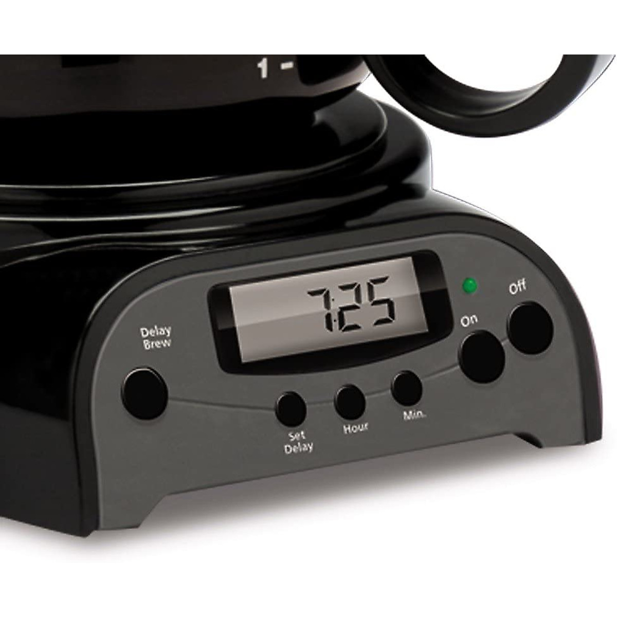 Mr. Coffee 4-Cup Programmable Coffee Maker, Black (DRX5-RB)