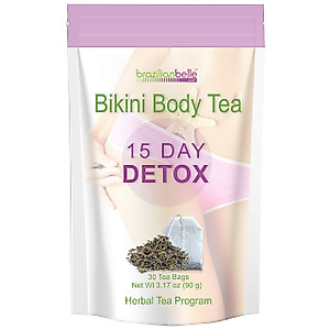 Bikini Body Detox Tea - Detoxify, Boosts Energy Levels, and Improves Complexion (15 Day Detox)