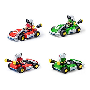 GALLIUMPI Newest Nintendo Mario Kart Live: Home Circuit - Mario Set and Luigi Set Edition - Family Holiday Gaming for Nintendo Switch or Switch Lite 10-in-1 Accessory Bundle for Nintendo Switch Lite