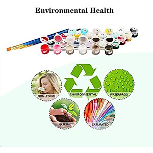 DUOLIYBC Paint by Numbers for Adults,DIY Paint by Number Beginner & Kids,Butterfly Drawing Acrylic Paint and Brushes Sets,16×20 Inches Christmas Decor Decorations Gifts