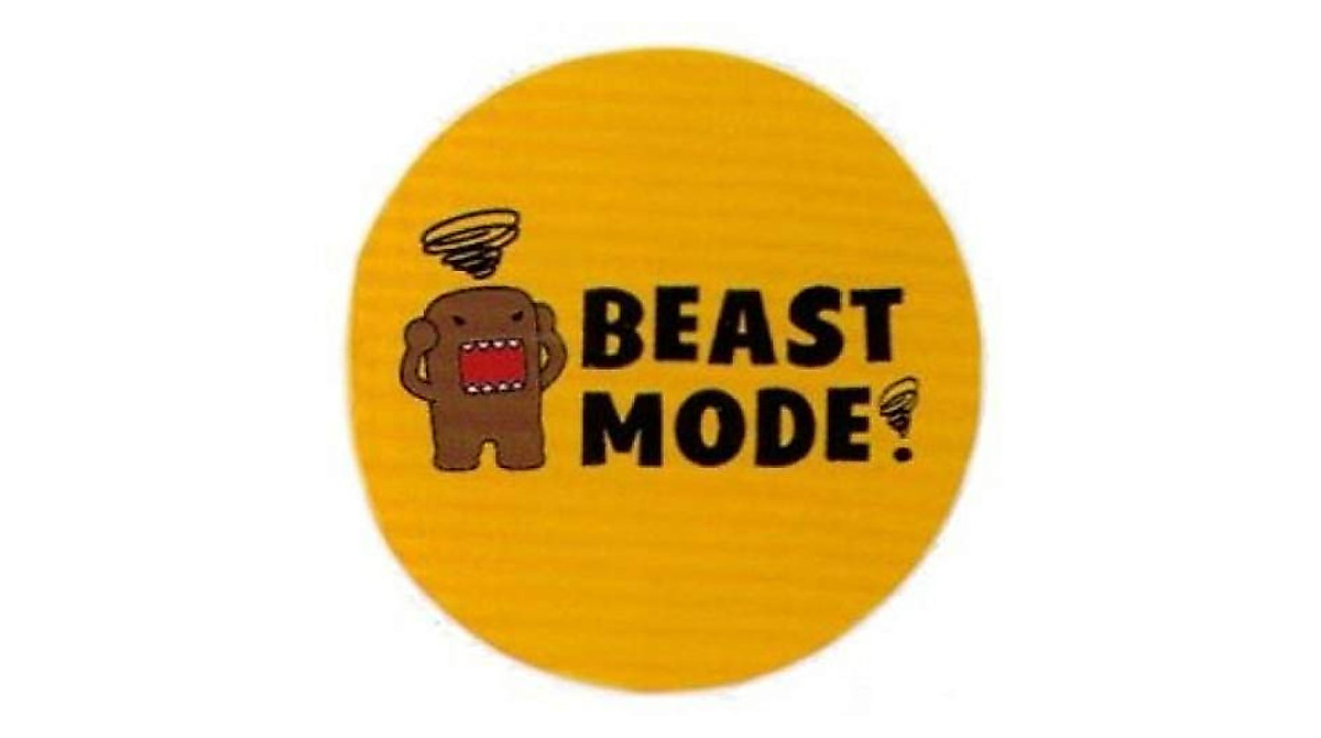 Animewild Domo-Kun Beast Mode 3" Button — 🛍️ The Retail Market