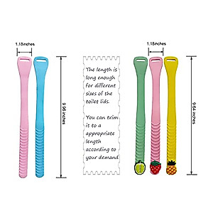 10PCS Toilet Seat Lifter Handle,Toilet Lid Lifter,Toilet Seat Cover Lifer,Toilet Seat Holder Lift Tools,Bathroom Toilet Accessories for Home,Office,Hotel.Make Your Life More Hygienic.XIWUMOER