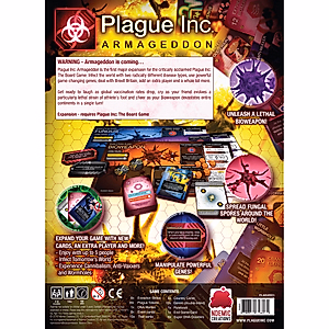 Plague Inc. Board Game Expansion | Strategy Board Game for Adults and Teens | Fun Game for Game Night | Ages 14 and up | 1 to 5 Players | Average Playtime 60-90 Minutes | Made by Ndemic