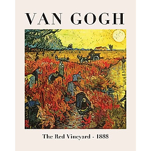 Sylvana Workshop - Van Gogh Posters and Prints Wall Art, UNFRAMED(Set of 6 Wall Decor), Fine Art Posters Prints, The Starry Night, Art Prints, Famous Posters, Famous Prints, Van Gogh Decorations… (8"x10")