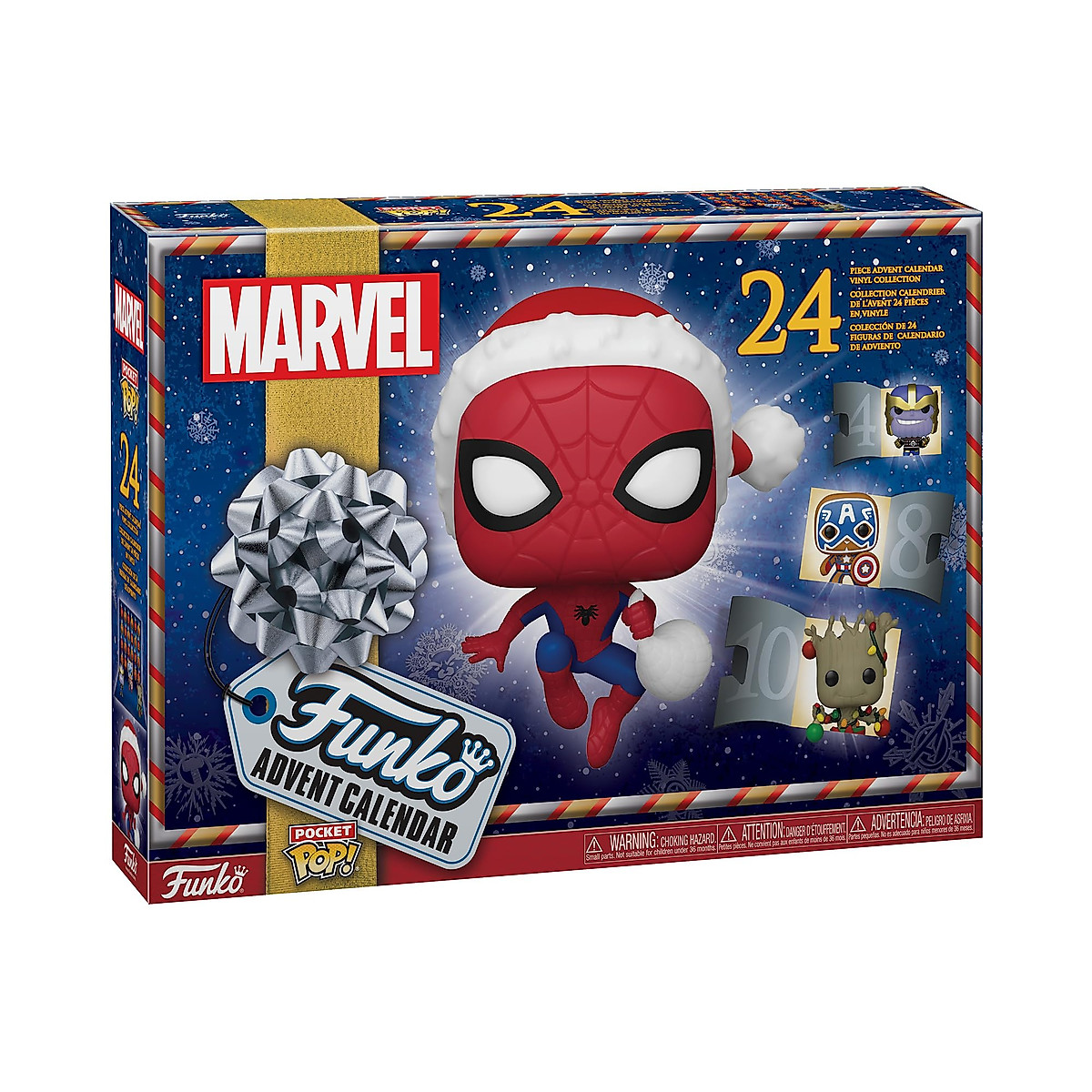 Funko Pop! Advent Calendar: Marvel - Holiday, Multicolor, One Size
