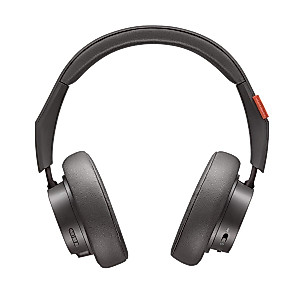 Plantronics BackBeat GO 600 Noise-Isolating Headphones, Over-The-Ear Bluetooth Headphones, Grey (211393-99) (Renewed)