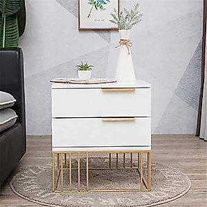 CXDTBH Metal Frame Wood Rectangle Side Accent Living Room Storage Shelf End Table (Color : D)