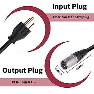 58.4V 3A Charger 58.4V LiFePO4 Battery Charger Output XLR Connector Used for 16S 48V 51.2V LiFePO4 Battery Pack with Cooling Fan Aluminum Case