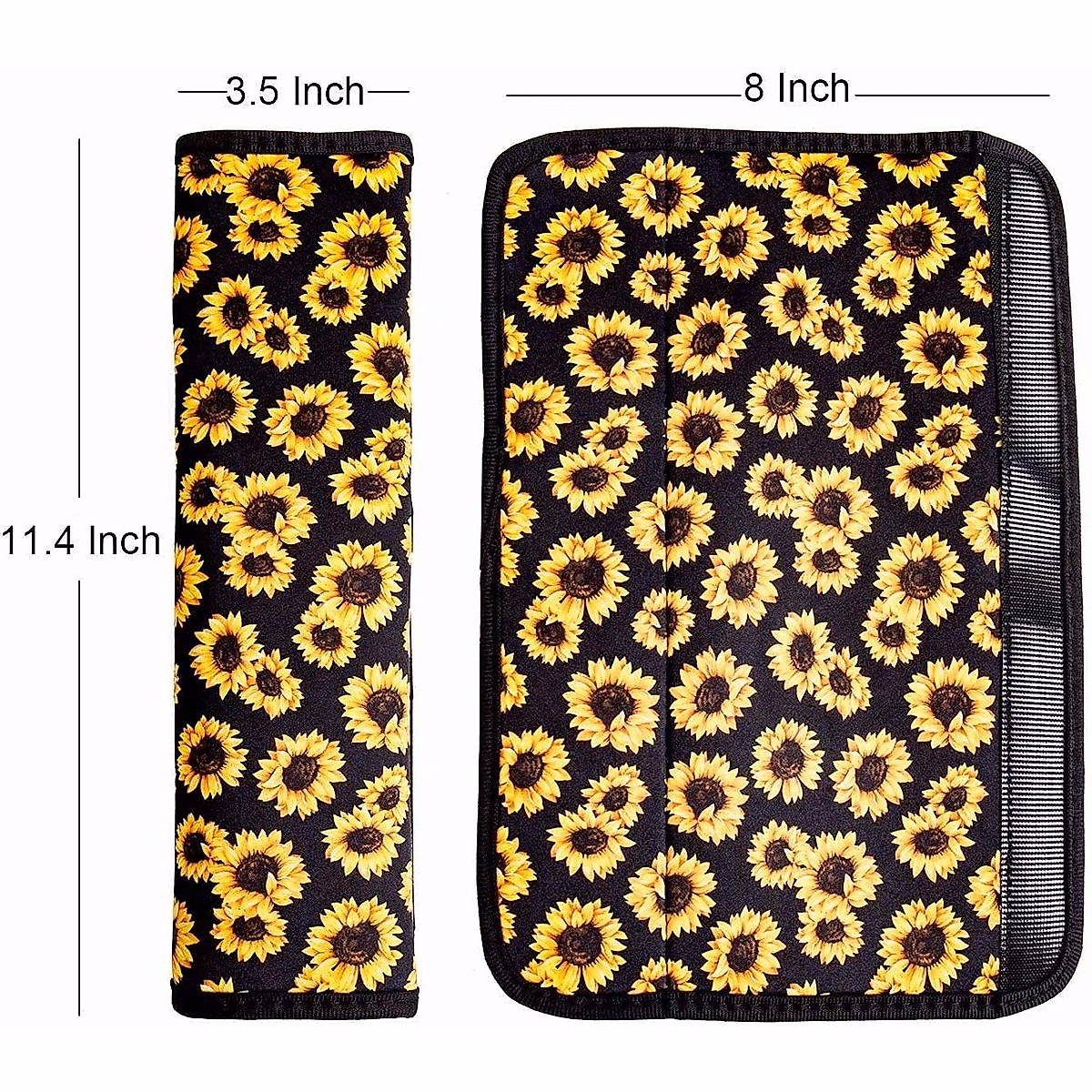 Daulesho 2Pcs Car Seat Belt Cover Pads Crytal Butterfly Print Shoulder Seatbelt Pads Cover, Safety Belt Strap Shoulder Pad for Adults and Children Purple