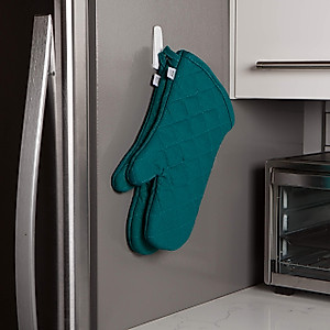 Now Designs Superior Oven Mitt, Set of Two, Peacock Green