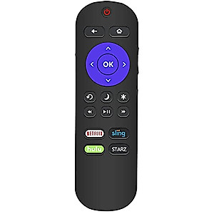 Remote Control Fit for All Sharp Roku TV LC-32LB591U LC-32LB481U LC-43LB481C LC-43LB481U LC-43LBU591U LC-43LB601U LC-50LB601U LC-50LBU591U LC-55LBU591U LC-65LBU591U