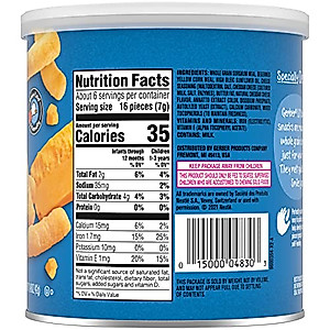 Gerber Lil Crunchies Variety Pack, 2 Garden Tomato, 2 Apple Sweet Potato, 2 Mild Cheddar, 1.48 OZ each (6 CT)