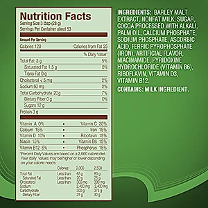 NESTLÉ MILO Chocolate Malt Beverage Mix, 3.3 Pound Can (1.5kg) | Fortified Powder Energy Drink