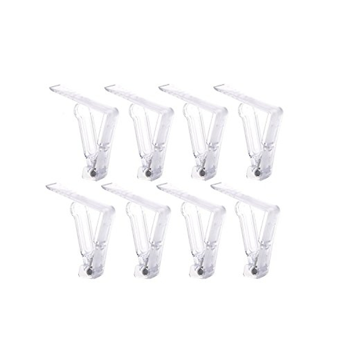 20Pcs Clear Plastic Tablecloth Clips Spring Loaded Tablecover Table Cloth Clip Clamp Holder for Home Party Picnic