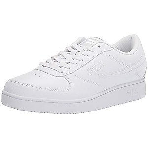 Fila Men's A-Low Sneaker, White/White/White, 14