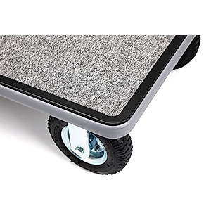 Value Valet Bellman's Cart - Hotel Bellman Cart - Condo Cart - Bellman Cart - Transporter Cart - Luggage Cart (Chrome)