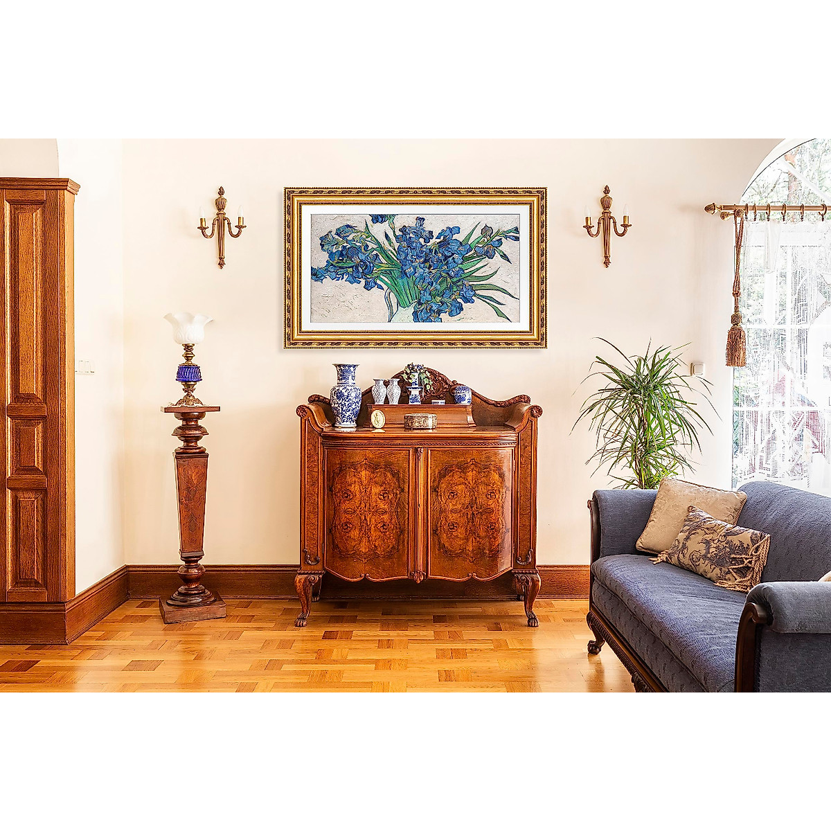 Frame My TV Deco TV Frames - Ornate Gold Smart Frame Compatible ONLY with Samsung The Frame TV (65", Fits 2021-2025 Frame TV)