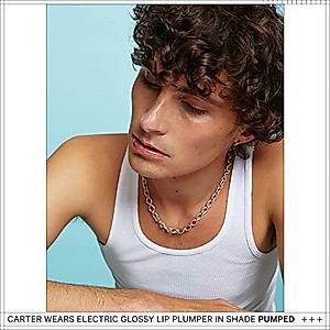 MILK Makeup Electric Glossy Lip Plumper - Smoother, Plumper Lips - Vegan - 0.3 Fl Oz (Pumped - Clear)