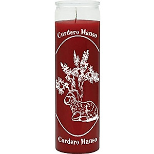 INDIO Calming Red Candle - Silkscreen 1 Color 7 Day