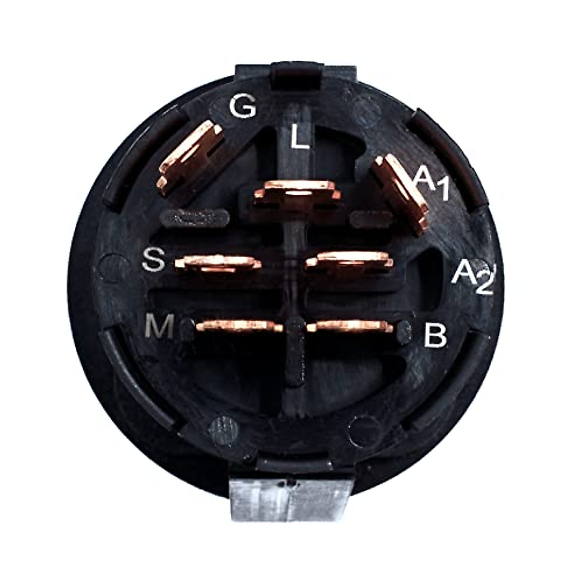 HD Switch Ignition Key Switch for John Deere Tractor LA LA100 LA105 LA110 LA115 LA120 LA125 LA130 LA135 LA140 LA145 LA150 LA155 LA165 LA175 & More - Mower Starter KeySwitch w/2 Keys & Free Keychain