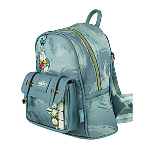 KBNL Donald Duck 11inch Vegan Leather Mini Backpack - A21830,Multicoloured,Medium