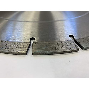 VTXMax VSS 12 inch Dry or Wet Cutting General Purpose Power Saw Segmented Diamond Blades for Concrete Stone Brick Masonry (12")