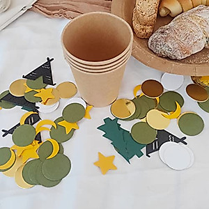 Happy Camping Confetti - Camping Explorer Party Decoration, Woodland Birthday Confetti, Little Explorer Confetti, One Happy Camper Birthday Photo Booth Props