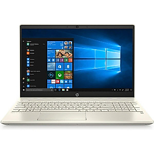 HP Pavilion Touchscreen Laptop Computer 15.6" 8th Gen Quad-Core Intel i5-8265U up to 3.9GHz 8GB DDR4 RAM 256GB PCIe SSD WiFi Bluetooth 4.2 HDMI USB Type-C Gold win10 Home