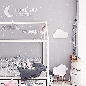 Globe Electric 51492 1-Light Floating Cloud Plug-in Wall Sconce, Matte White, 6ft Clear Cord, Inline On/Off Rocker Switch, Wall Lights for Bedroom Plug in, Kitchen Sconces Wall Lighting