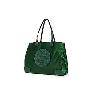 Tory Burch Women's Ella Tote, Dark Foliage, Green, One Size