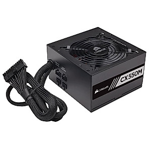 Corsair CX550M/CP-9020102-EU ATX 12 V Power Supply Unit - Black