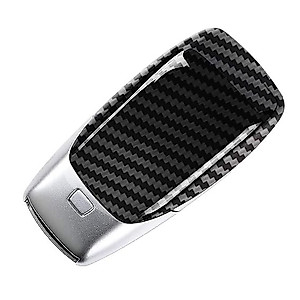 Carbon Fiber Texture Key Shell Fob Batterieabdeckung Carbon Fiber Key Cover Kompatibel mit Mercedes Benz E Klasse 2017 S 2018