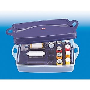 Prym Thread Sorting Inserts, Clear Click Box, 24 x 16,5 x 8 cm, Violet