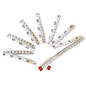 2PCS Body Measure Tape 60inch (150cm), Dual Sided Tape Measure Body Measuring for Body Measurement & Weight Loss