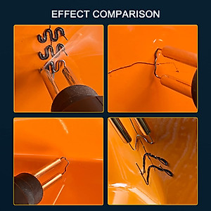 70W Hot Stapler, Plastic Welding Machine Car Bumper Repair Kit, 4 Types Flat/Outside Corner/Inside Corner/Wave Staples, Welding Repairing Machine Welder Gun Repair