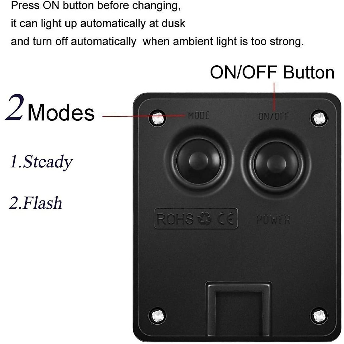 WONFAST Solar String Lights, Waterproof 16ft 20LED Butterfly Christmas Fairy Lights Decorative Lighting for Home Party Wedding Patio Garden Porch Balcony (Purple)