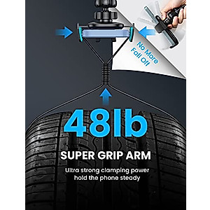 LISEN Car Phone Holder Mount 2022 Upgraded Car Vent Phone Mount with Newest Metal Air Vent Clip Never Rupture Hands Free Cell Phone Holder Mount for Car Compatible for iPhone 14 Pro Max 13 12 Samsung