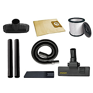 Stanley SL18156 Stainless Steel Wet/Dry Vacuum Cleaner, 10-Gallon