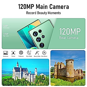 WV LeisureMaster C21 5G Smartphone Unlocked, 7.3" FHD+ Display 180Hz, 120MP Triple Camera,7300 mAh Battery, 4GB+128GB/256GB Android 12 Dual SIM Cell Phones Unlocked with Headset/Pen/GPS/Face ID